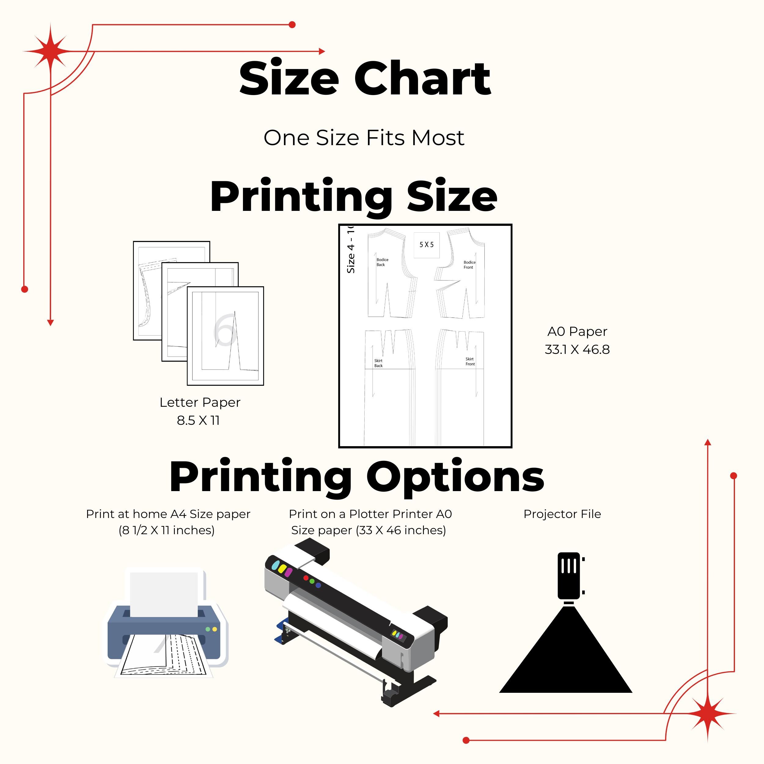 Spiral Scarf Sewing Pattern – Printable PDF, Projector File, A0 Format ...