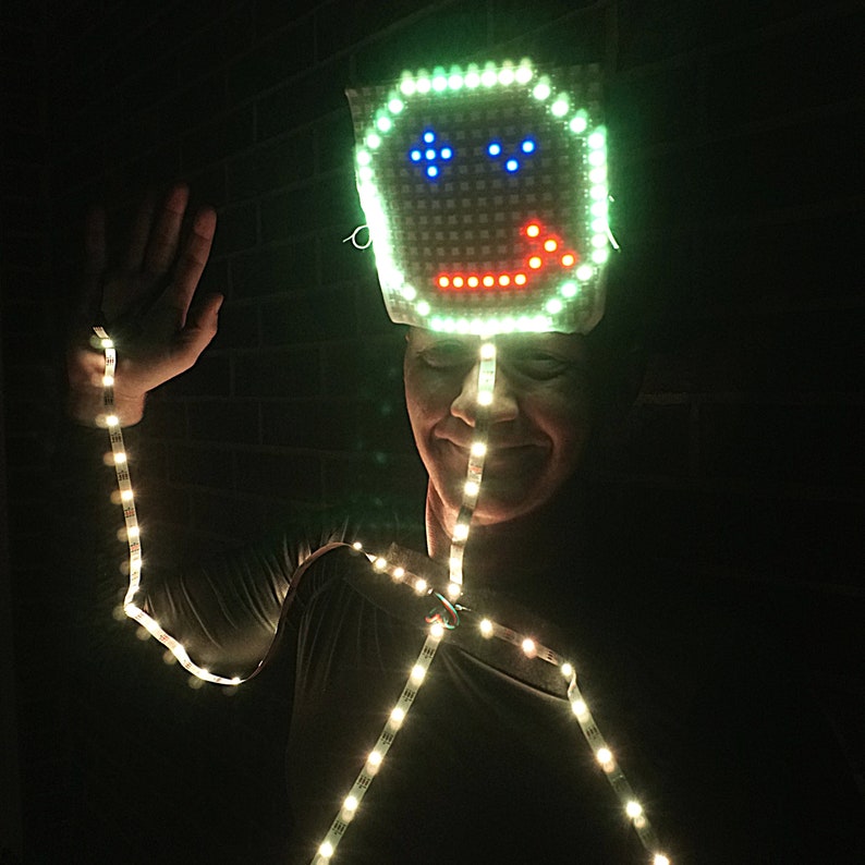 Light-up Stick Figure Costume Course – Step-by-step Online DIY Tutorial ...