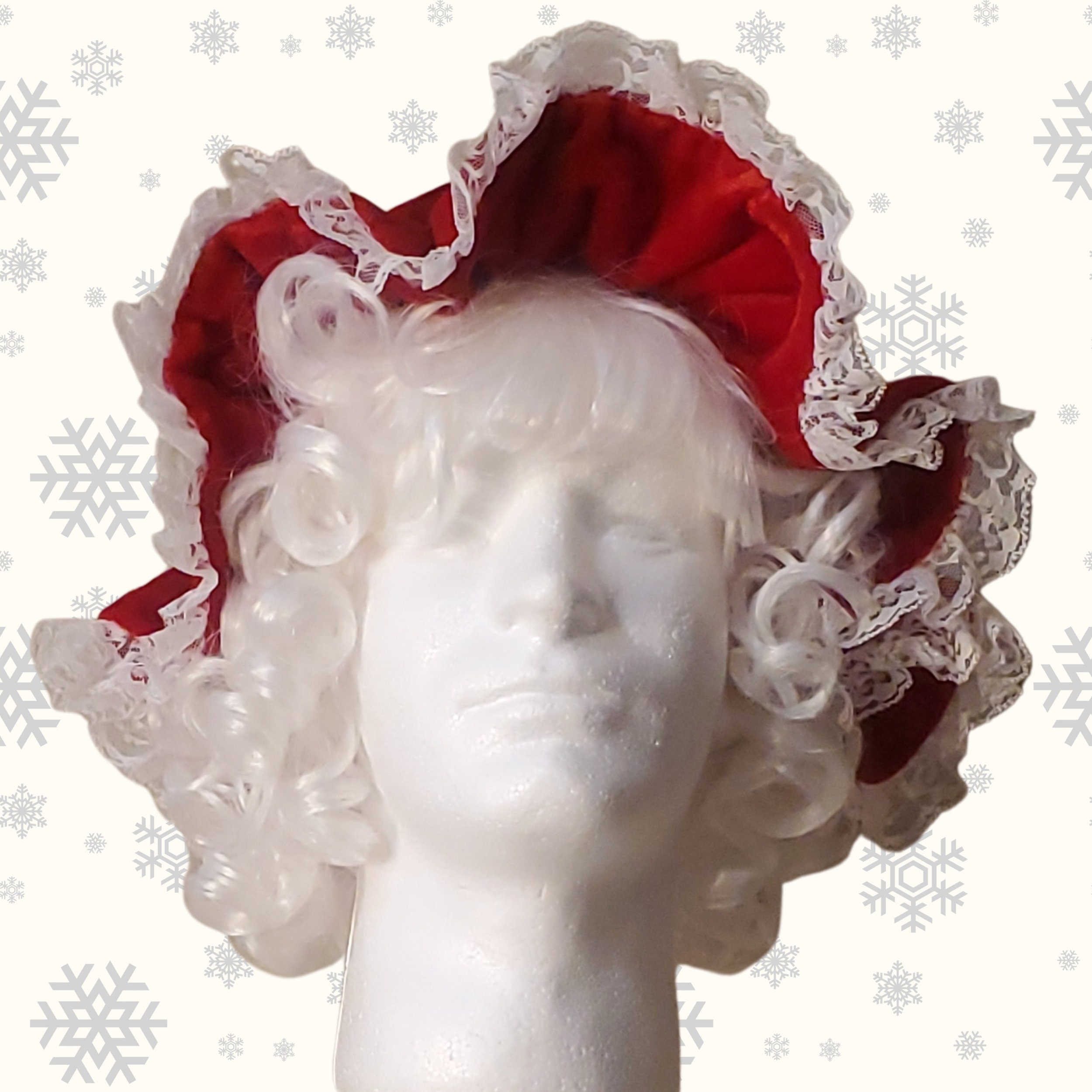 Mrs. Claus Hat Sewing Pattern: DIY Holiday Mop Cap (PDF Pattern) - Etsy