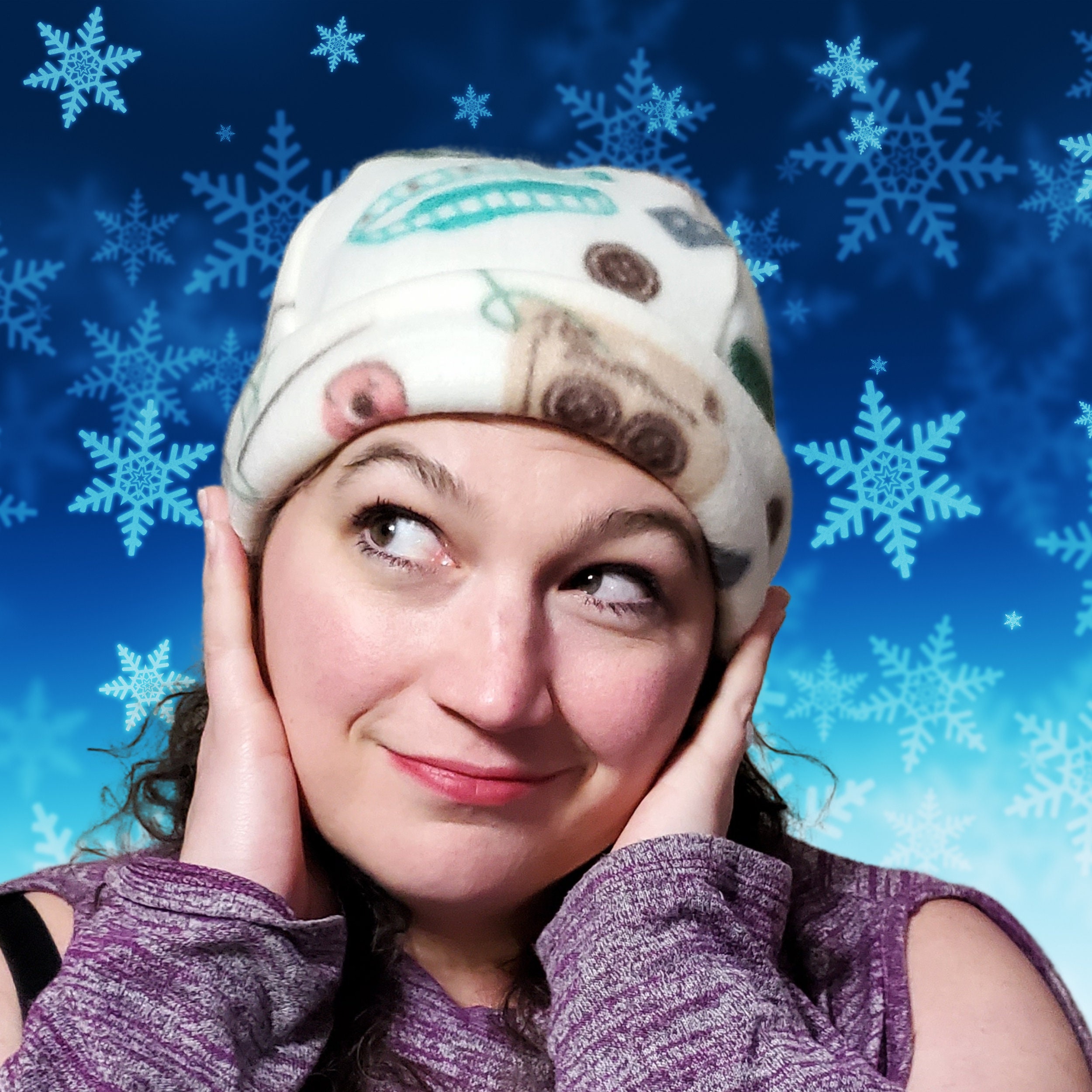 Winter Hat Pattern | Fleece Hat Pattern | Easy Winter Hat Pattern ...