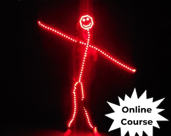 Stick Figure Led Costume - Etsy