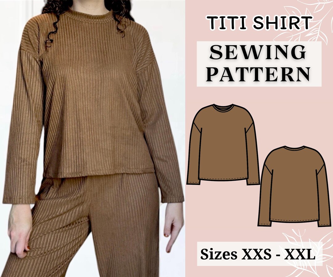 Women Top Pattern | Pdf Sewing Pattern | Shirt Pattern | Top Sewing ...