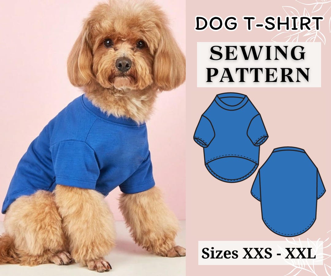 Dog Tshirt Sewing Pattern | Pdf Sewing Pattern | Dog Pattern | Dog ...