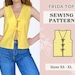 Vest Sewing Pattern Pdf Sewing Pattern Waistcoat Sewing Pattern Top ...