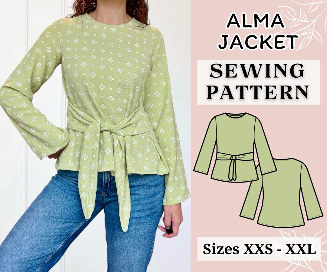 Women Top Pattern | Pdf Sewing Pattern | Easy Sewing Pattern |puffed ...