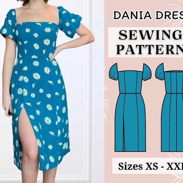 Women's Cottage Core Dress Pattern - Etsy