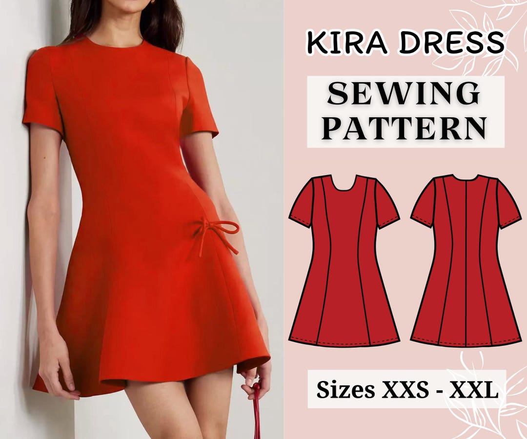 Dress Sewing Pattern | Pdf Sewing Pattern | Dress Sewing Pattern ...