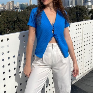 Women Top Pattern | Pdf Sewing Pattern | Ganni Top Pattern | Tie Top ...