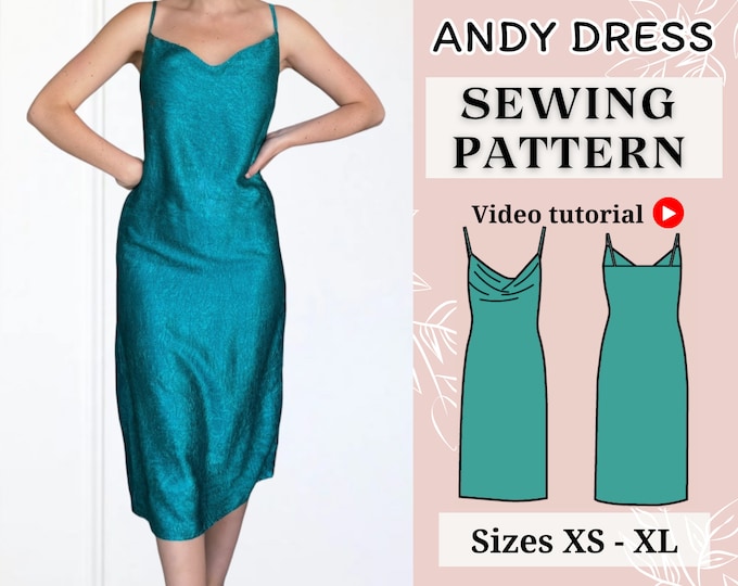 Silk Lace Gown Sewing Pattern PDF 00-14 - Etsy Canada