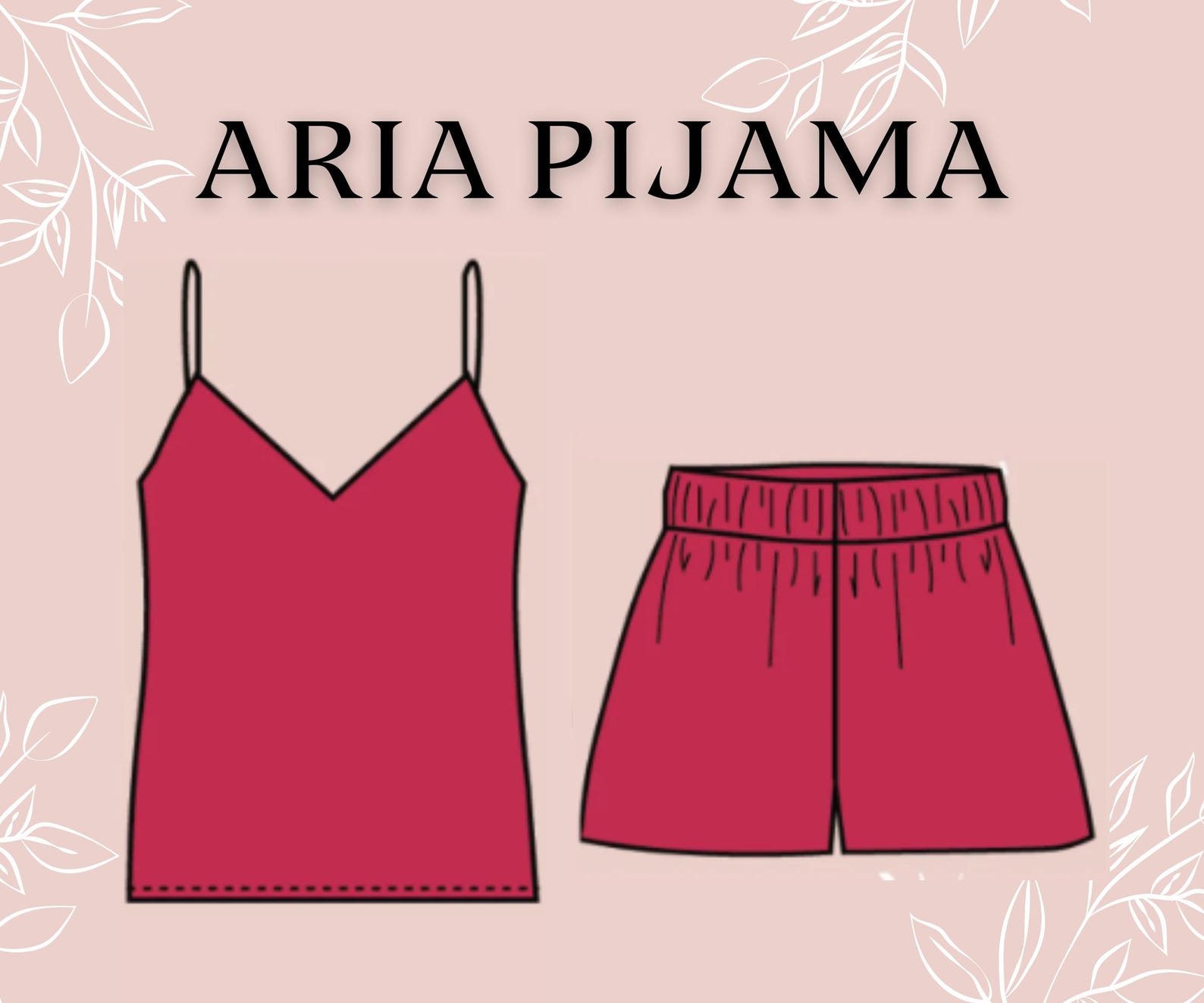 PDF Sewing Pattern // Pj Sewing Pattern // Pajama Pattern Sewing ...