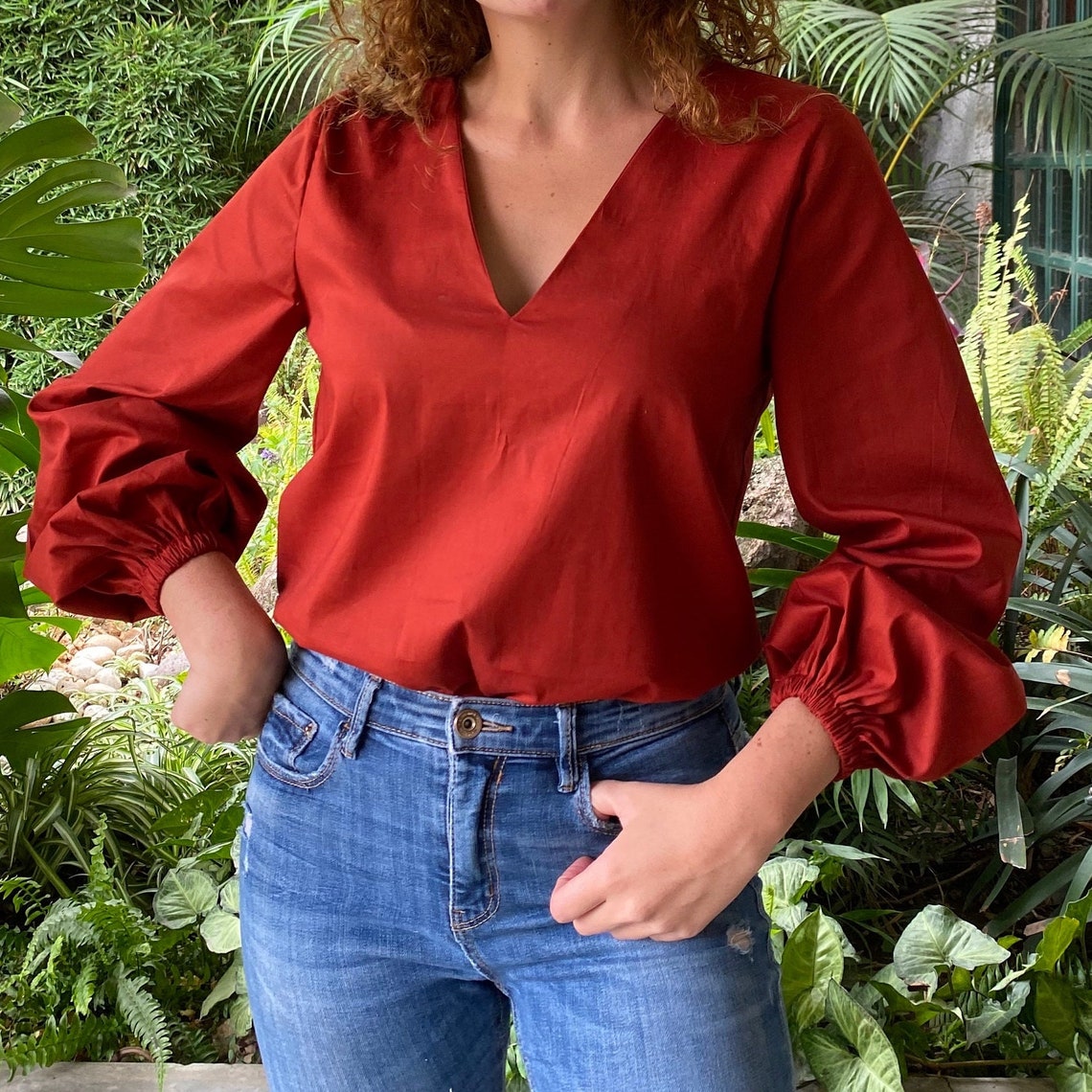Women Blouse Pattern || Pdf Sewing Pattern || Top Sewing Pattern ...