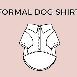 Dog Shirt Sewing Pattern | Pdf Sewing Pattern | Dog Pattern | Dog ...
