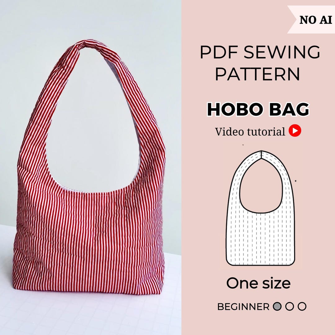 Hobo Bag Sewing Patern | Pdf Sewing Pattern | Quilted Bag - Etsy