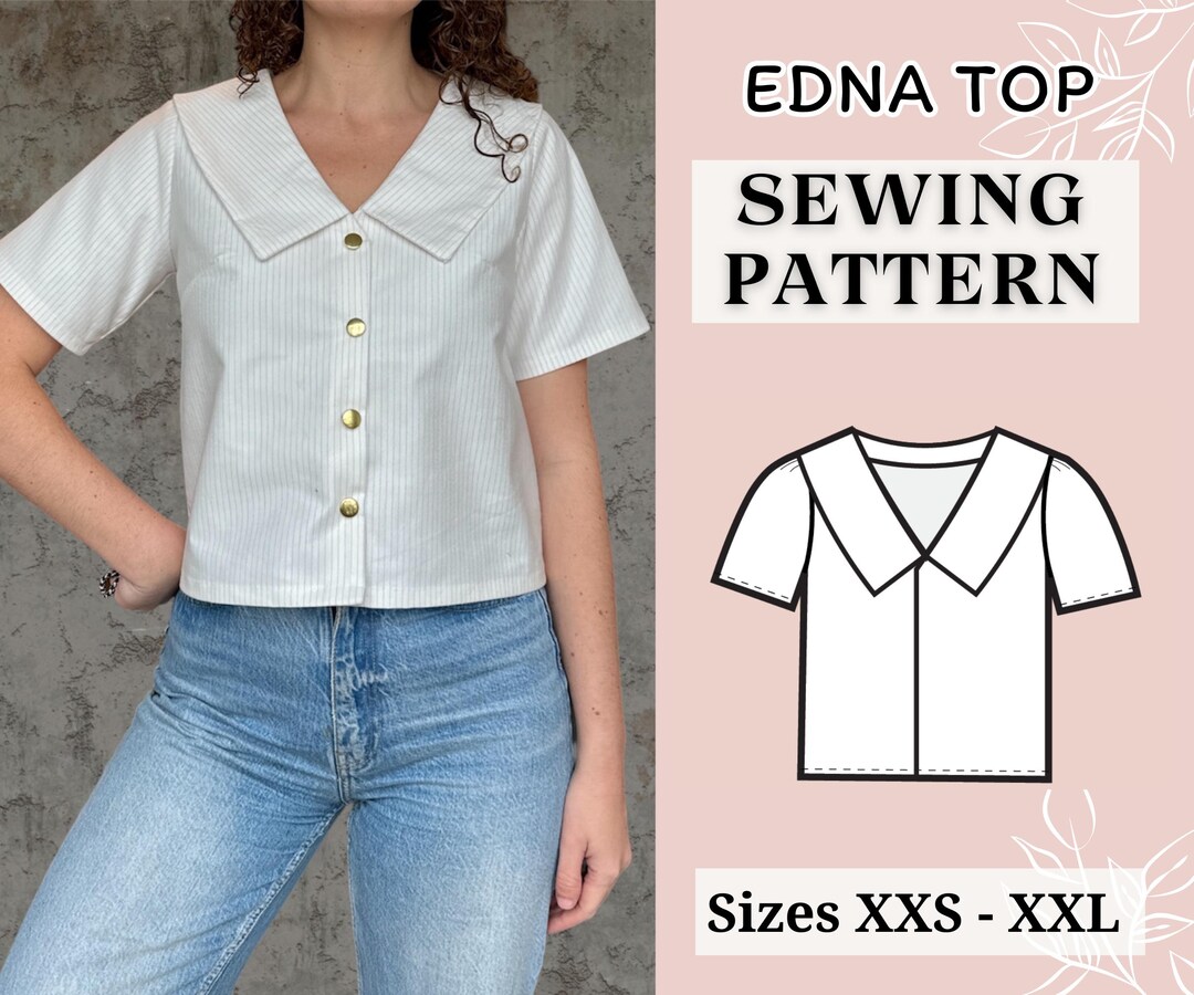 Women Top Pattern | Pdf Sewing Pattern | Puffed Sleeve Top Pattern ...