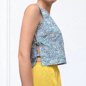 Women Top Pattern | Pdf Sewing Pattern | Tie Side Top Pattern | Tie Top ...