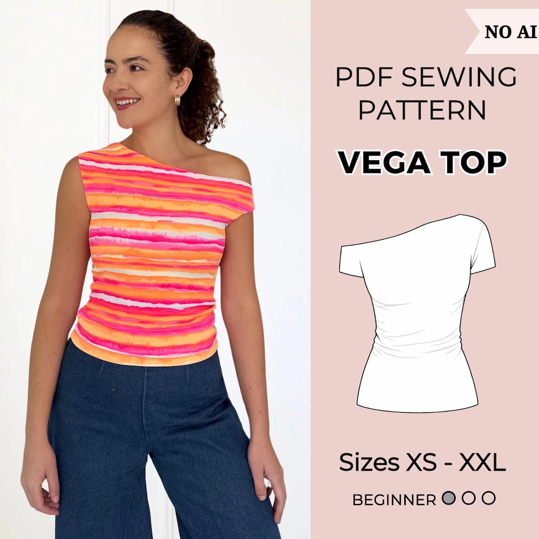 Pdf Sewing Pattern | Women Top Pattern | Top Sewing Pattern ...