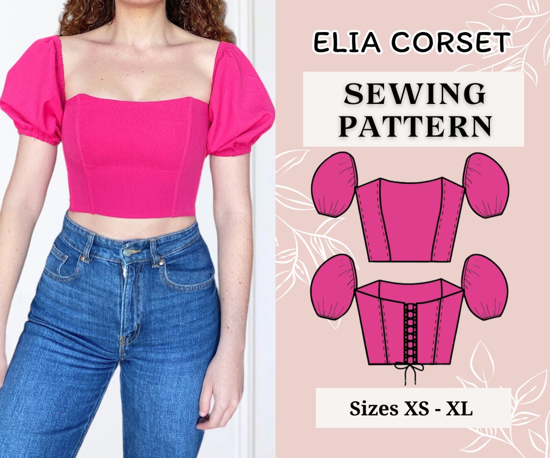 Corset Pattern | Bustier Sewing Pattern | Pdf Sewing Pattern | Women ...