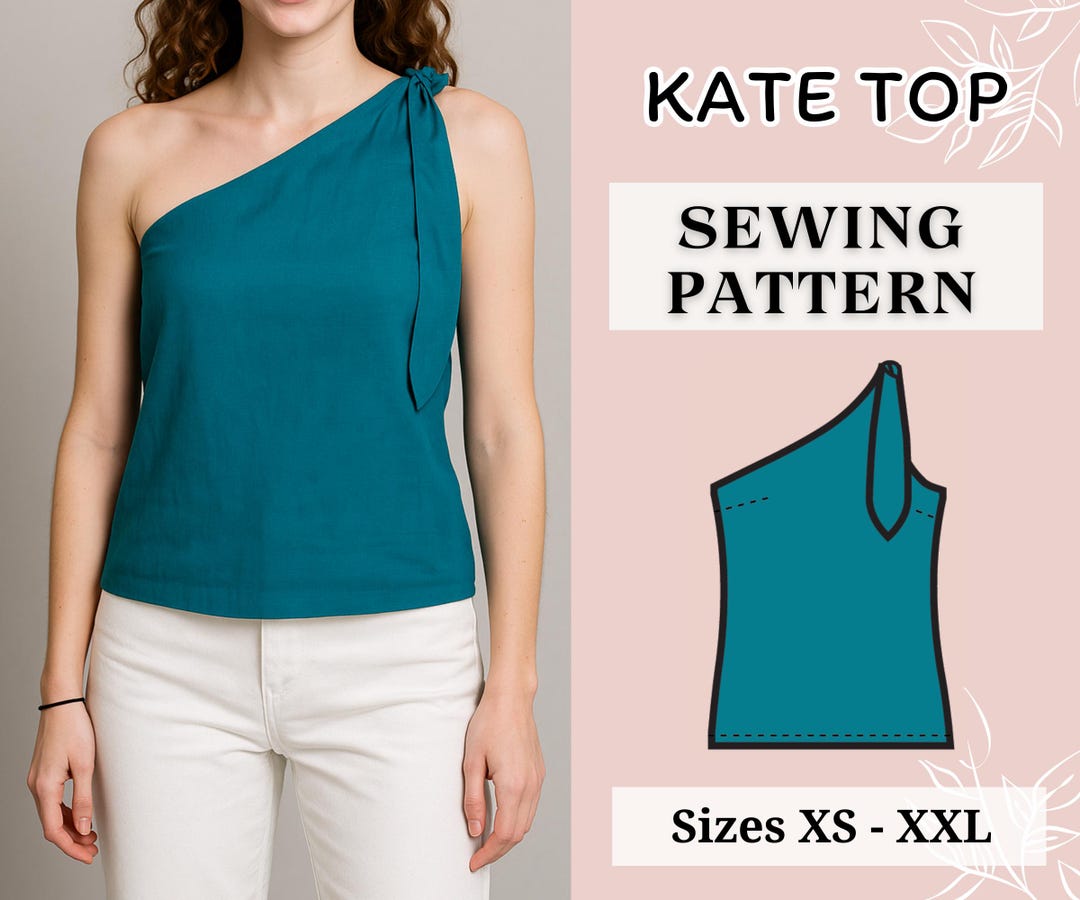 Women Top Pattern | Pdf Sewing Pattern | Top Pattern | Tie Top Pattern ...