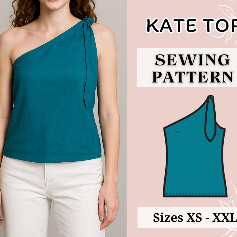 One Shoulder Top - Etsy