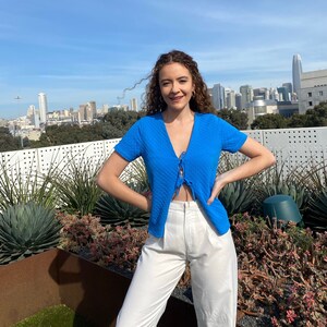 Women Top Pattern | Pdf Sewing Pattern | Ganni Top Pattern | Tie Top ...