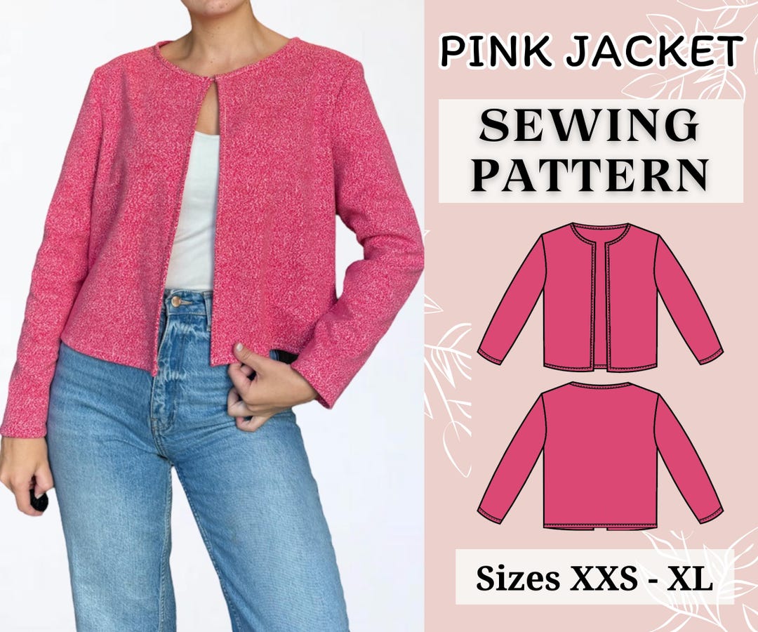 Women Sewing Pattern | Pdf Sewing Pattern | Jacket Sewing Pattern ...