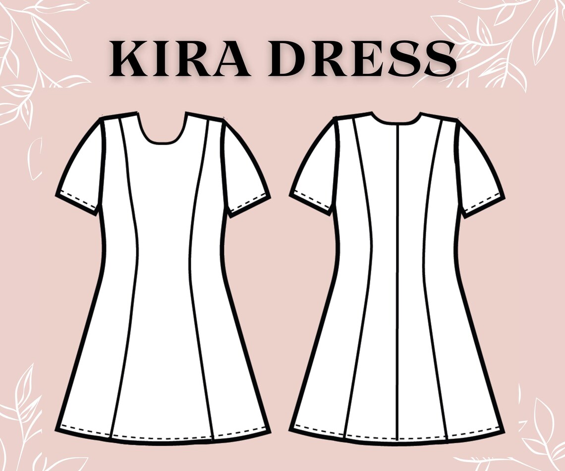 Dress Sewing Pattern | Pdf Sewing Pattern | Dress Sewing Pattern ...
