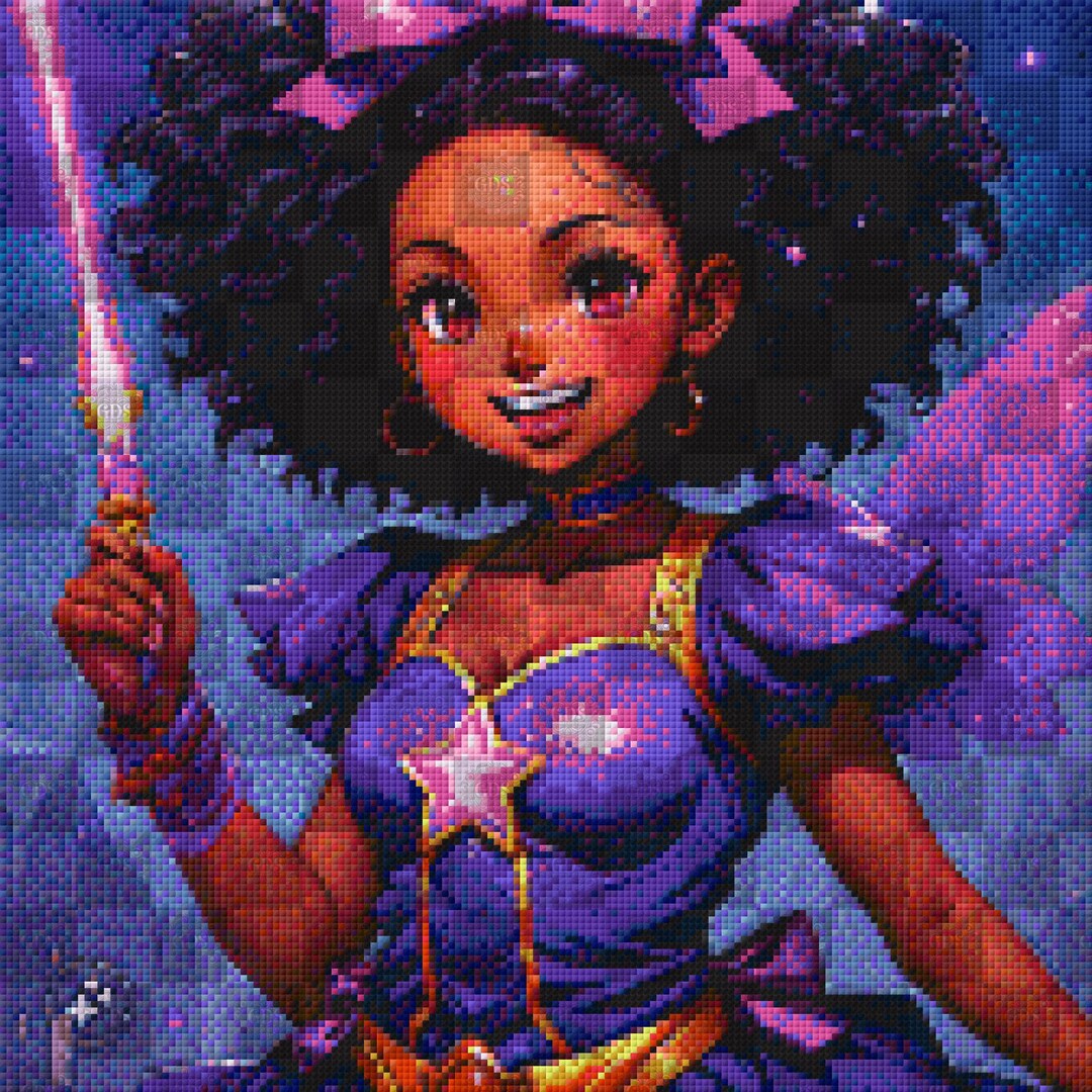 Radiant Fairy Warrior Cross-stitch Pattern - Etsy