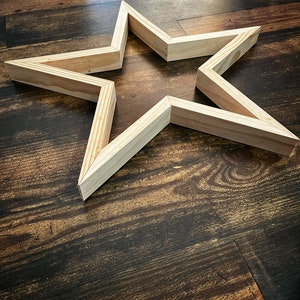 Large Wood Star - Etsy