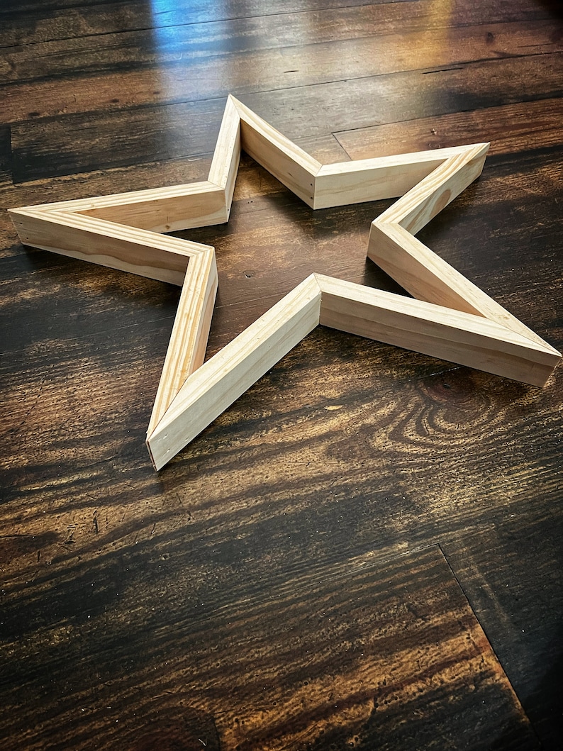 Large Wood Star - Etsy