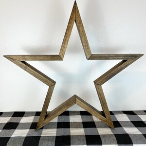 Large Wood Star - Etsy