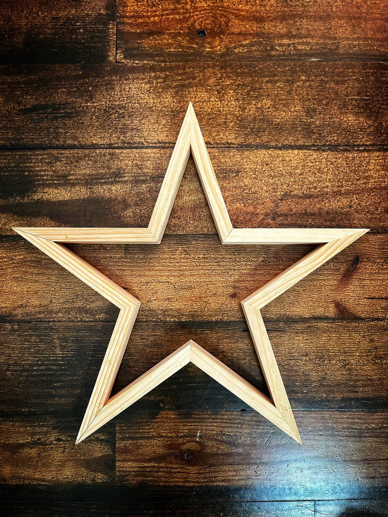 Large Wood Star - Etsy