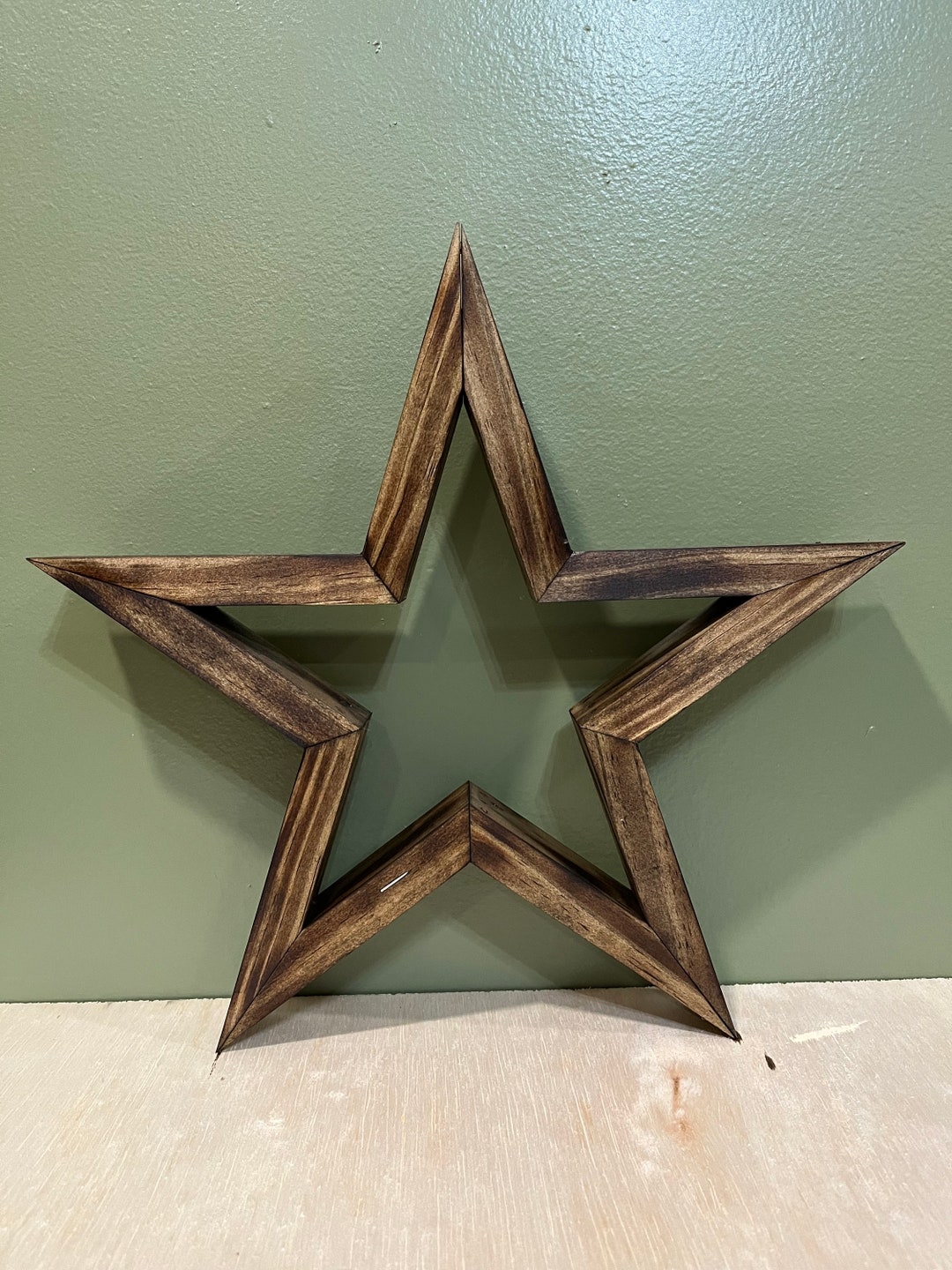 Small Wood Star - Etsy