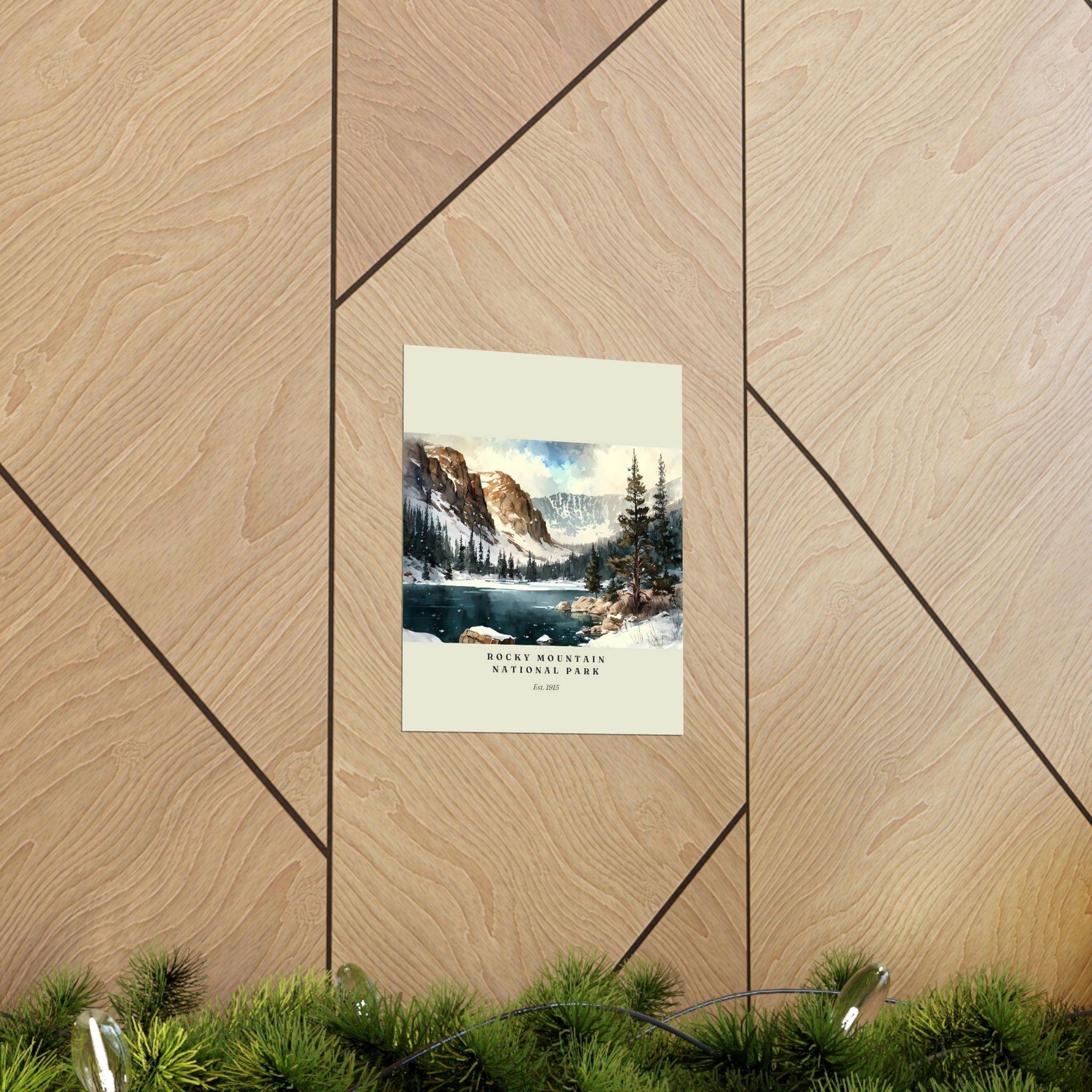 Rocky Mountain National Park Posters, Colorado, Nature Lover Poster ...