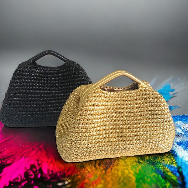 Gold Designer Clutch Bags - Etsy