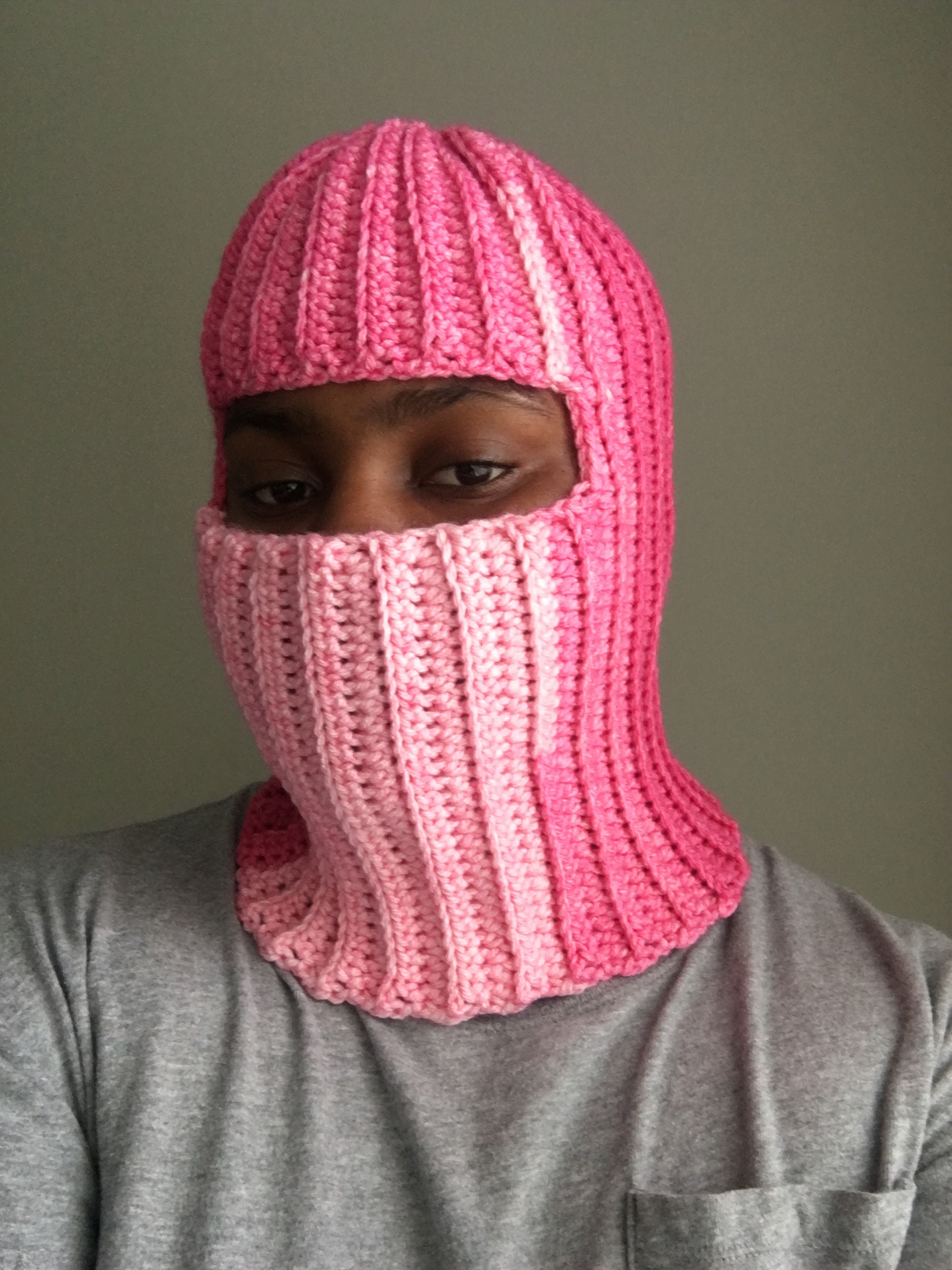 Balaclava Crochet Pattern, Basic Crochet Balaclava, Crochet Ski Mask ...