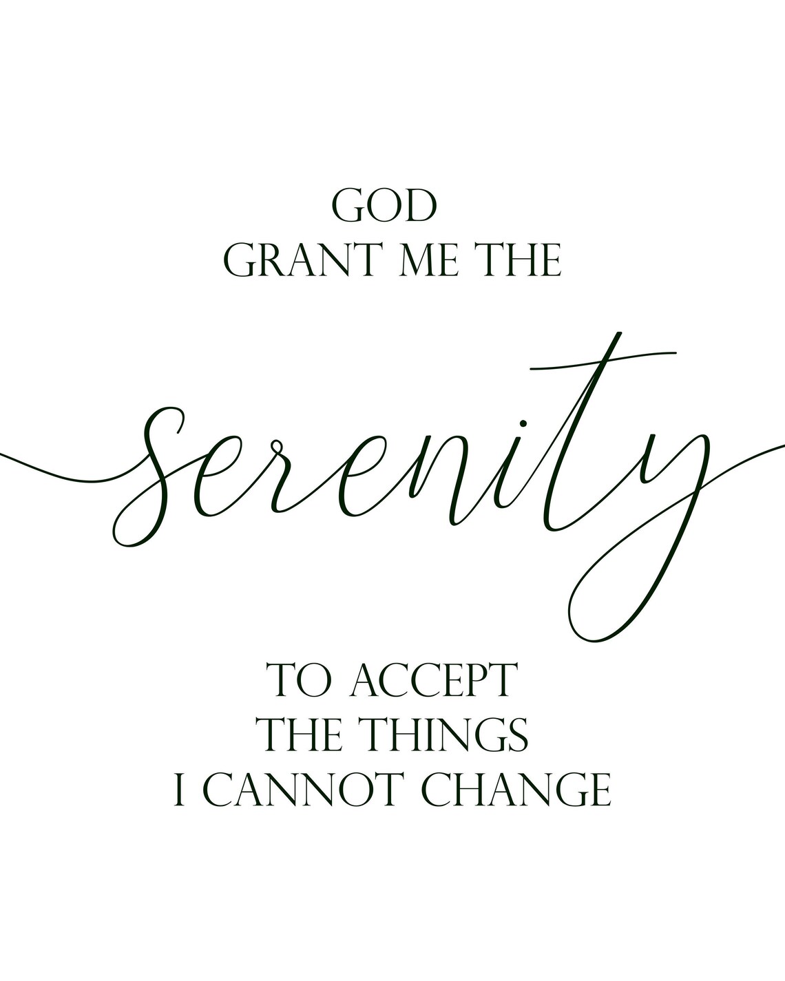 Serenity Prayer Sign - Etsy