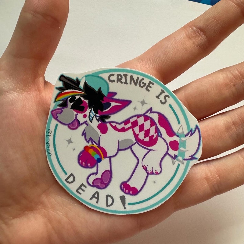 Furry Sticker - Etsy