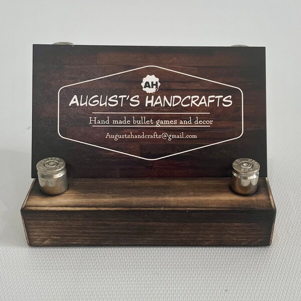 Bullet Card Holder - Etsy