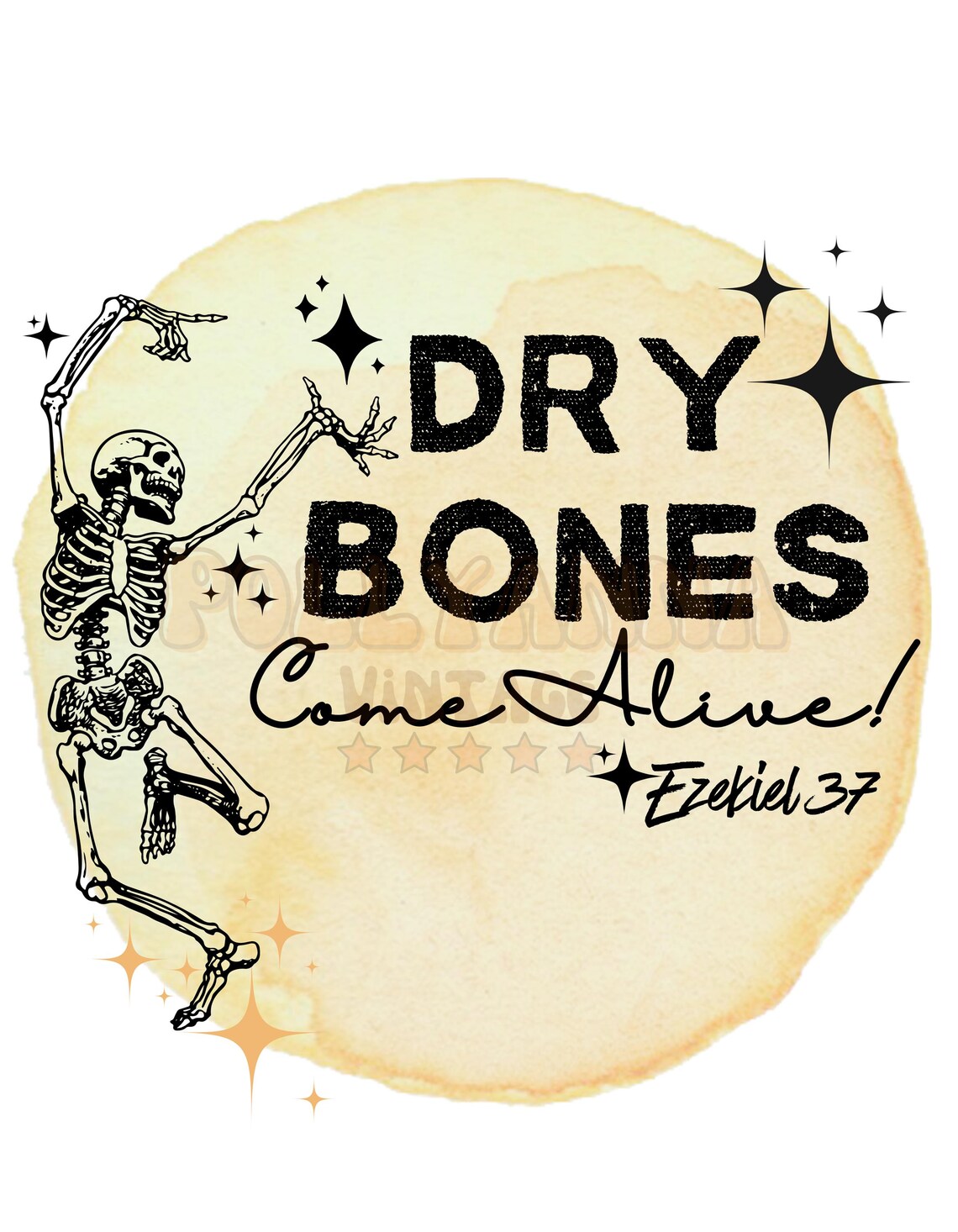 Dry Bones Come Alive , Halloween, Skeletons, PNG, Digital, Download ...