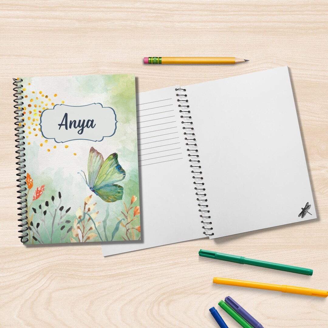 Personalized Kids Nature Journal, Kids Sketch Notebook, Charlotte Mason ...