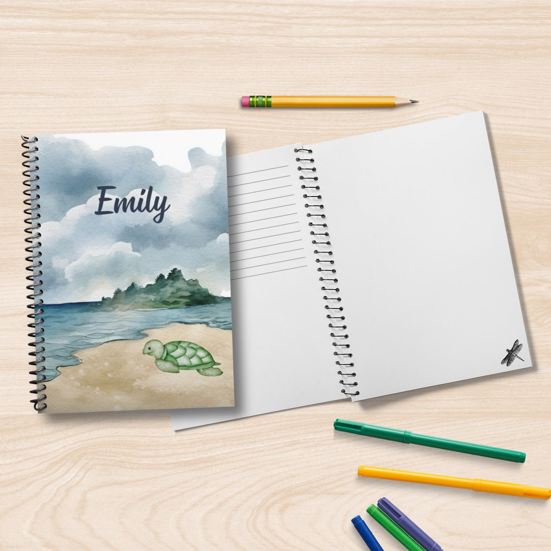 Personalized Nature Explorer Journal, Kids Sketch Notebook, Charlotte ...