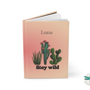 Personalized Gift for Kid, Stay Wild Shirt, Customized Kids Journal ...