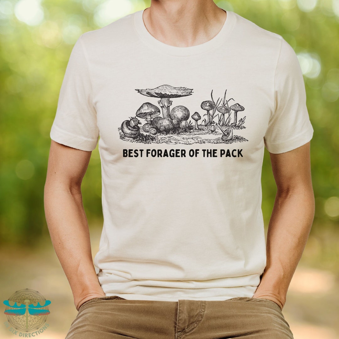 Foraging Matching Shirts, Forager T-shirt, Mushroom Bushcraft Shirt ...