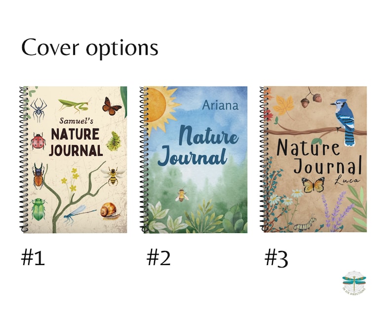 Kids Nature Journal, Custom Kids Spiral Notebook, Charlotte Mason ...