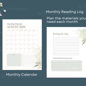 Printable Homeschool Planner, 2024-2025 Dated Homeschool Log, Simple ...