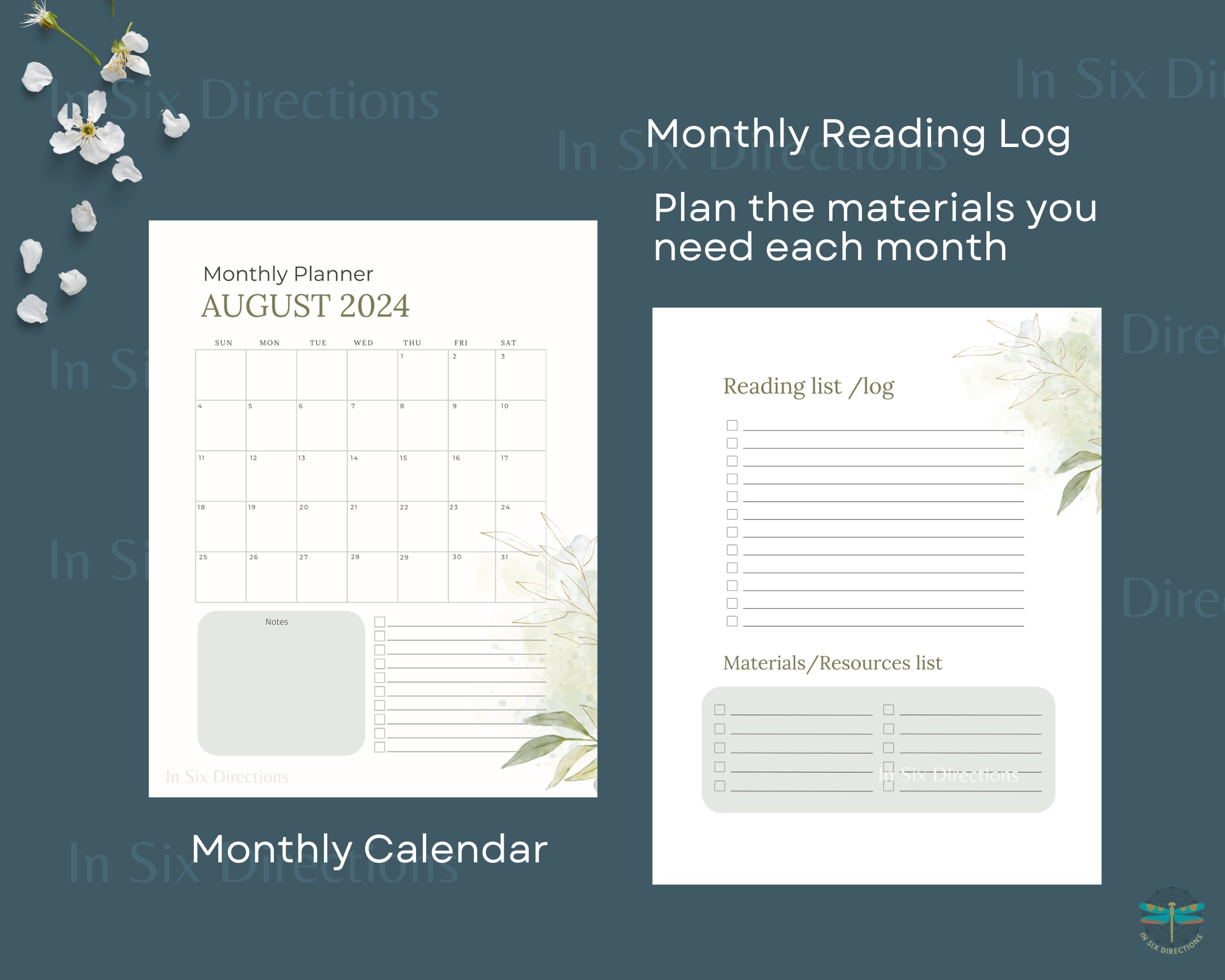 Printable Homeschool Planner, 2024-2025 Dated Homeschool Log, Simple ...
