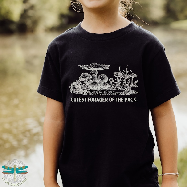 Foraging Matching Shirts, Forager T-shirt, Mushroom Bushcraft Shirt ...