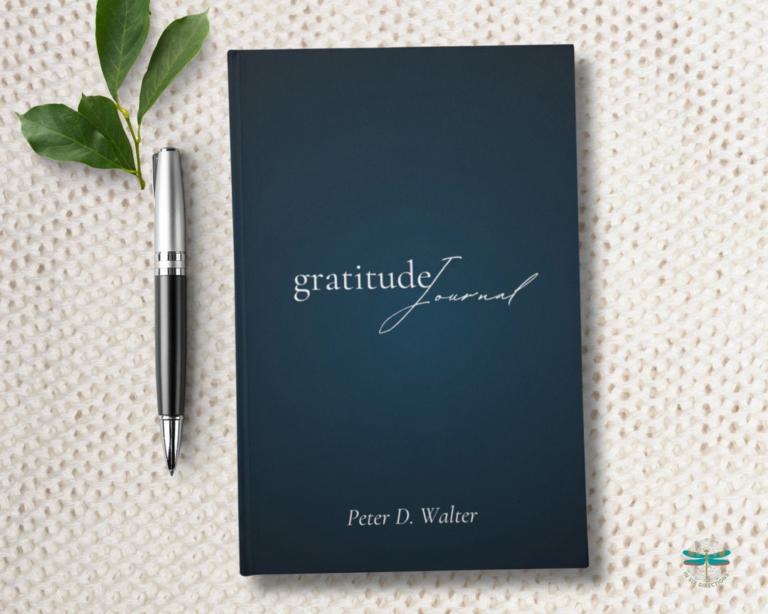 Daily Gratitude Journal, Personalized Journal for Men, Custom Gift for ...
