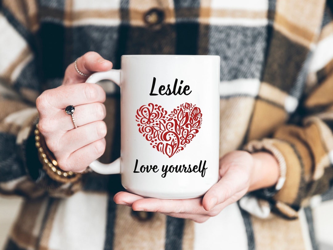 Personalized Self Love Gift, Daily Positive Affirmations Mug, Custom ...