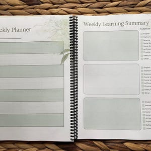 2024-2025 Dated Homeschool Planner, Simple Homeschool Record Keeping ...